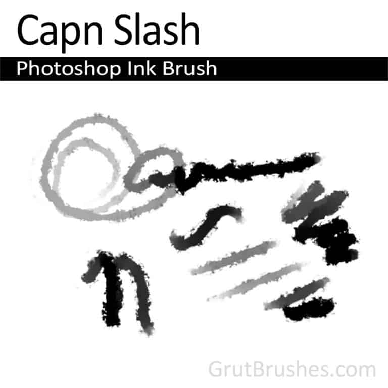 Photoshop Ink Brush - Capn Slash - Grutbrushes.com