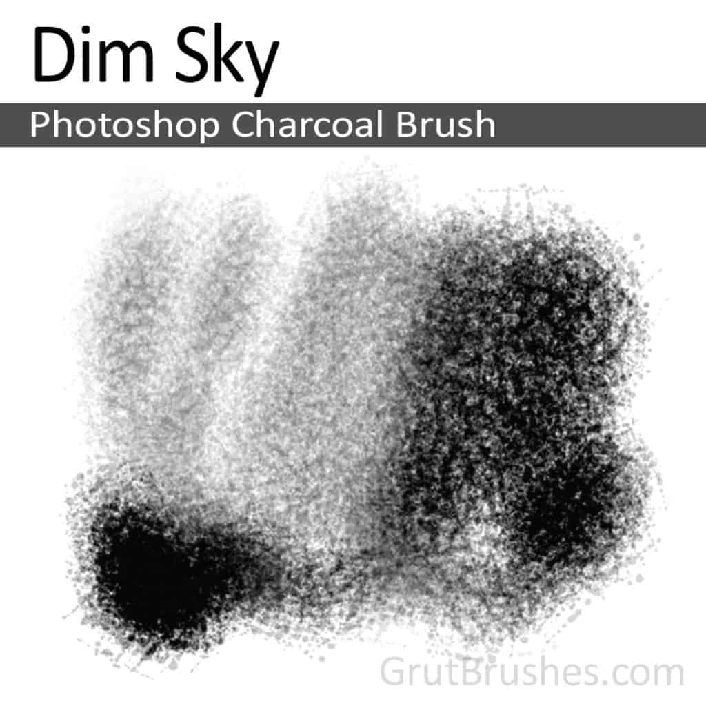Dim Sky - Photoshop Charcoal Brush - Grutbrushes.com