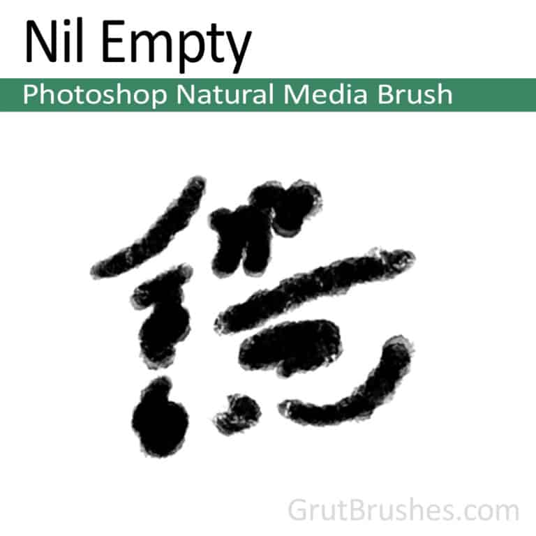 Photoshop Natural Media Brush - Nil Empty - Grutbrushes.com