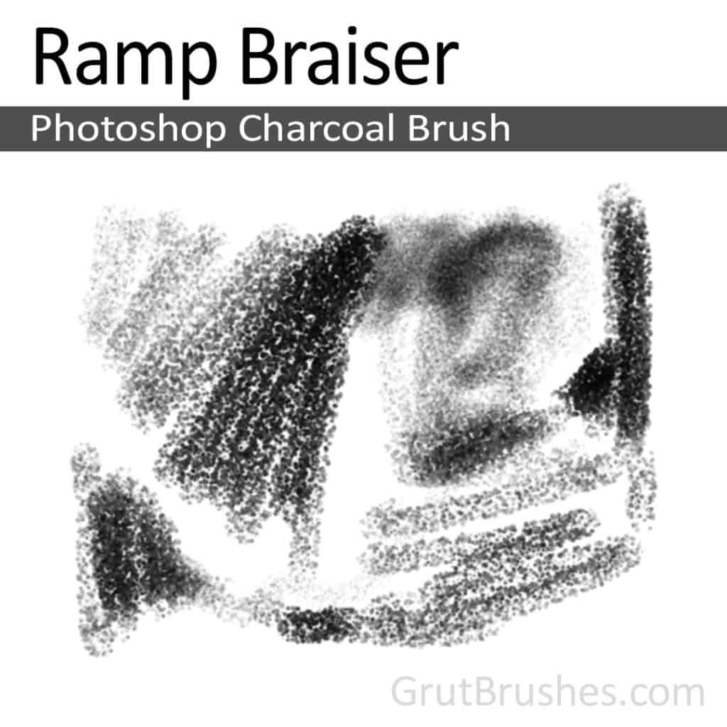 Ramp Braiser - Photoshop Charcoal Brush - Grutbrushes.com