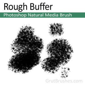 Photoshop Natural Media Brush - Rough Buffer - Grutbrushes.com
