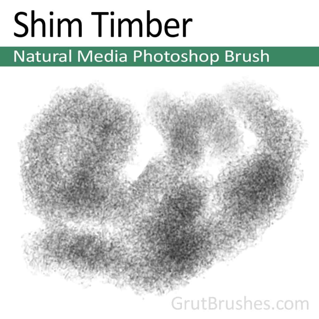 Shim Timber - Photoshop Natural Media Brush - Grutbrushes.com