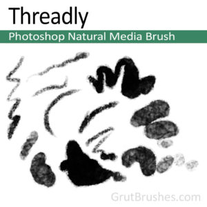 Photoshop Natural Media Brush - Threadly - Grutbrushes.com